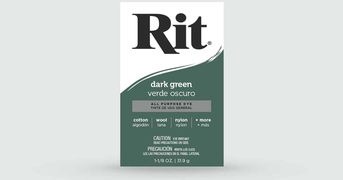 Dark Green All-Purpose Dye – Rit Dye
