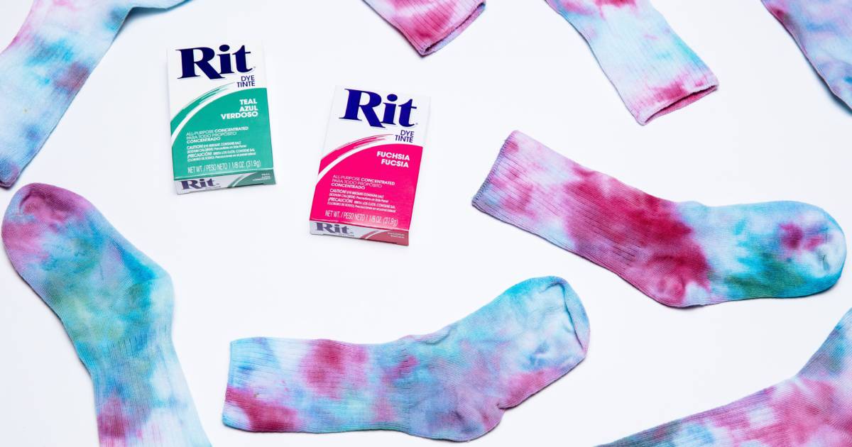 Ice Dyed Socks – Rit Dye