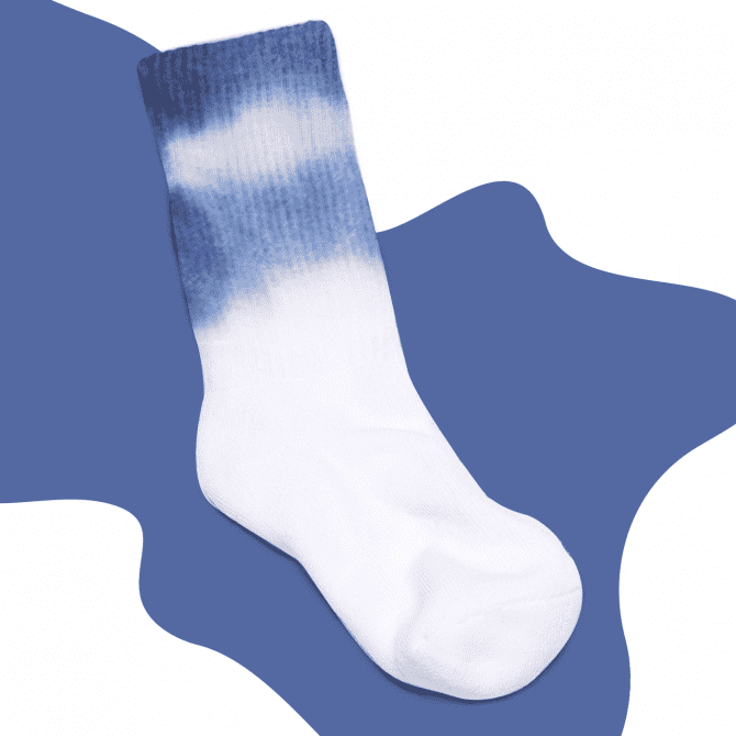 Dip Dyed Socks – Rit Dye