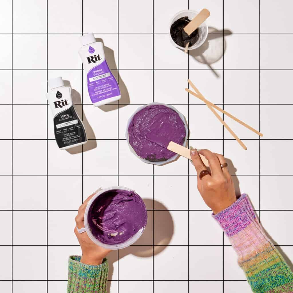 Dyed Concrete Coasters – Rit Dye