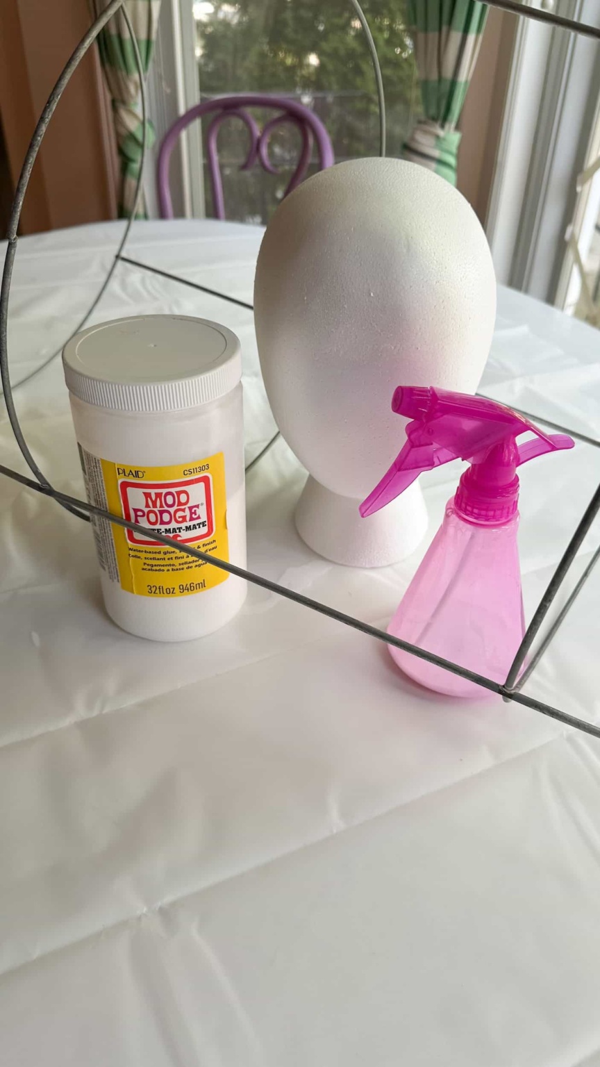 Vintage Sheet Ghost Decor – Rit Dye