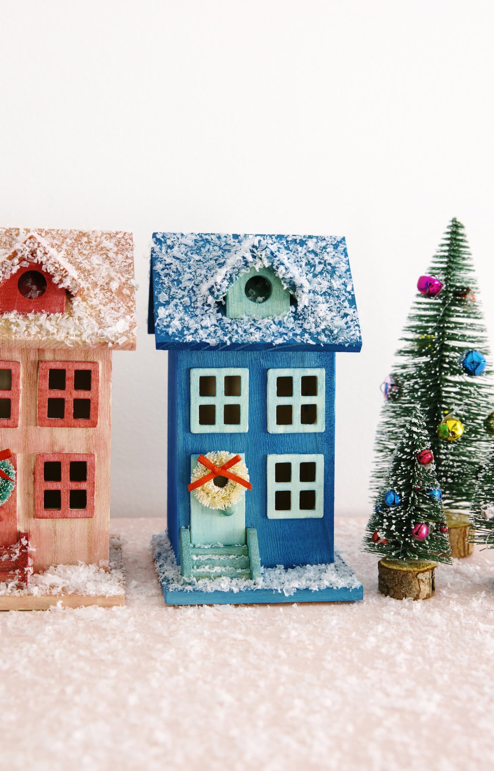 Dyed Christmas Village – Rit Dye